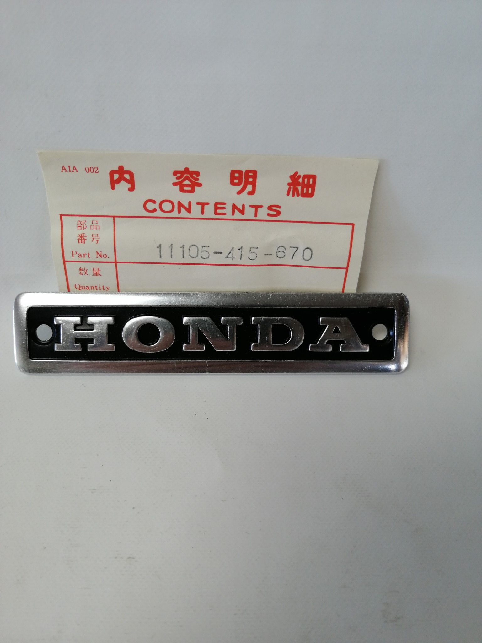 CLASSIC-BIKES. EMBLEM CX 500 11105-415-670